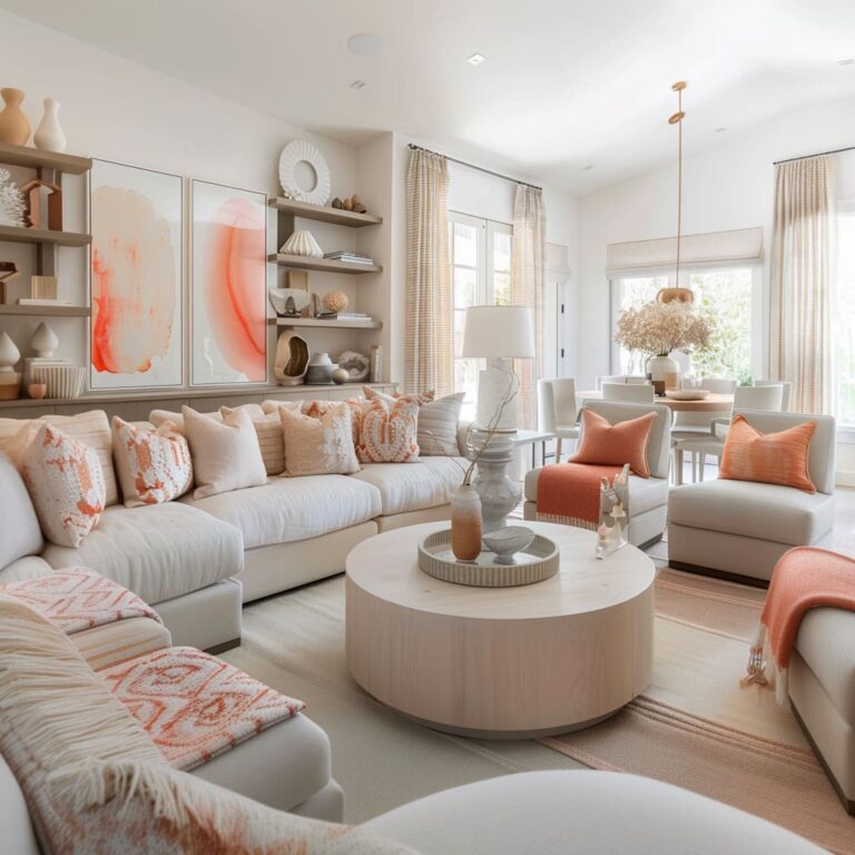 Warm Transitional Interior Design Ideas: Calm, Cozy Rooms