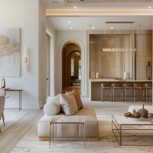 living room that exudes elegance and comfort for all.