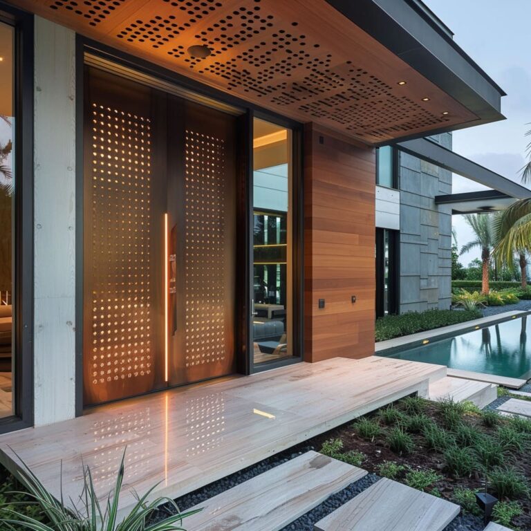 Creative Modern House Main Door Design Inspiration Ideas